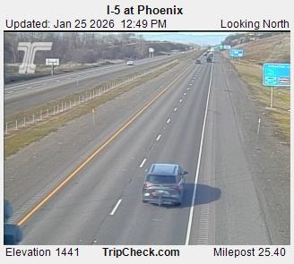 Medford Oregon Weather and Road Condition webcams