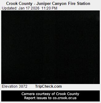 Crook County - Juniper Canyon Fire Station, Oregon Road and Traffic Cam