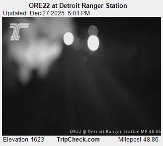 ORE22 at Detroit Ranger Station, Oregon Road and Traffic Cam