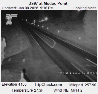 US97 at Modoc Point, Oregon Road and Traffic Cam
