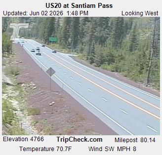 US20 at Santiam Pass Live Webcam — Salem, Oregon | opencctv.org